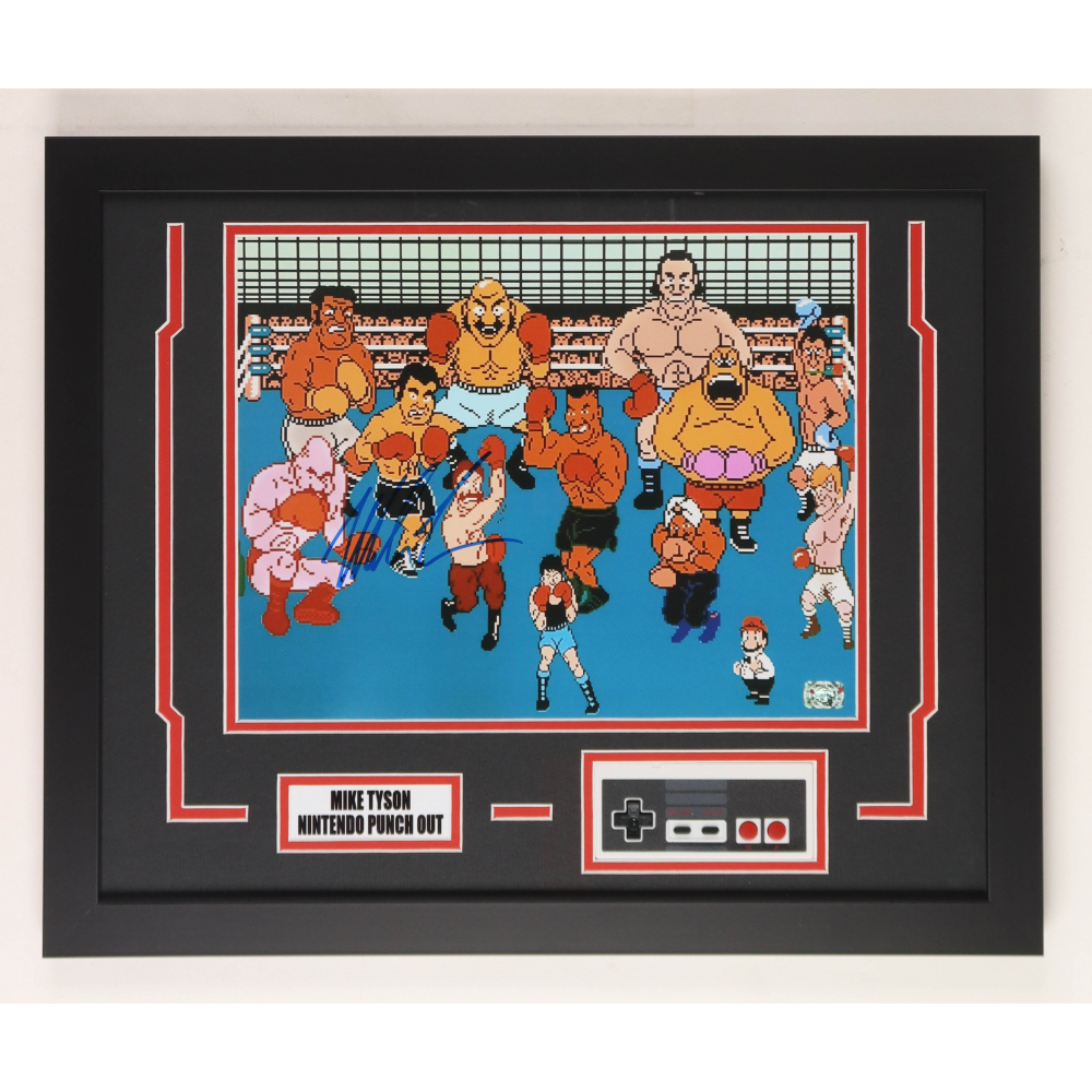 Mike Tyson Signed "Punch-Out!!" Custom Framed Photo Display (Tyson ...