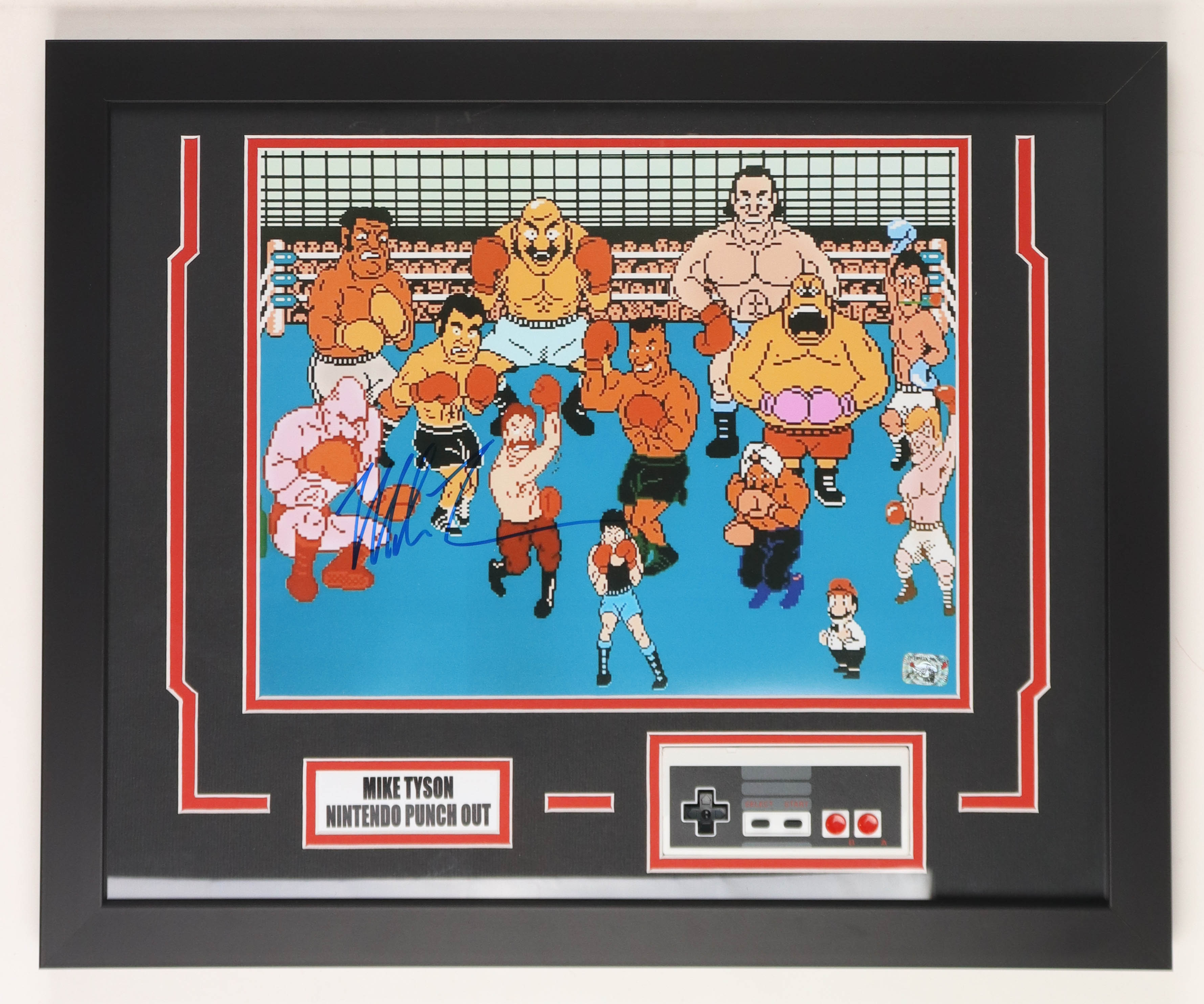 Mike Tyson Signed "Punch-Out!!" Custom Framed Photo Display (Tyson ...