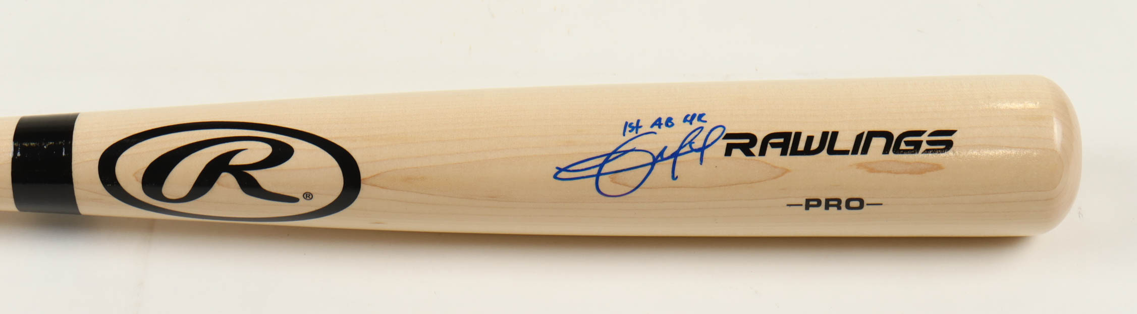 Christopher Morel Signed Rawlings Pro Baseball Bat Inscribed "1st AB HR ...