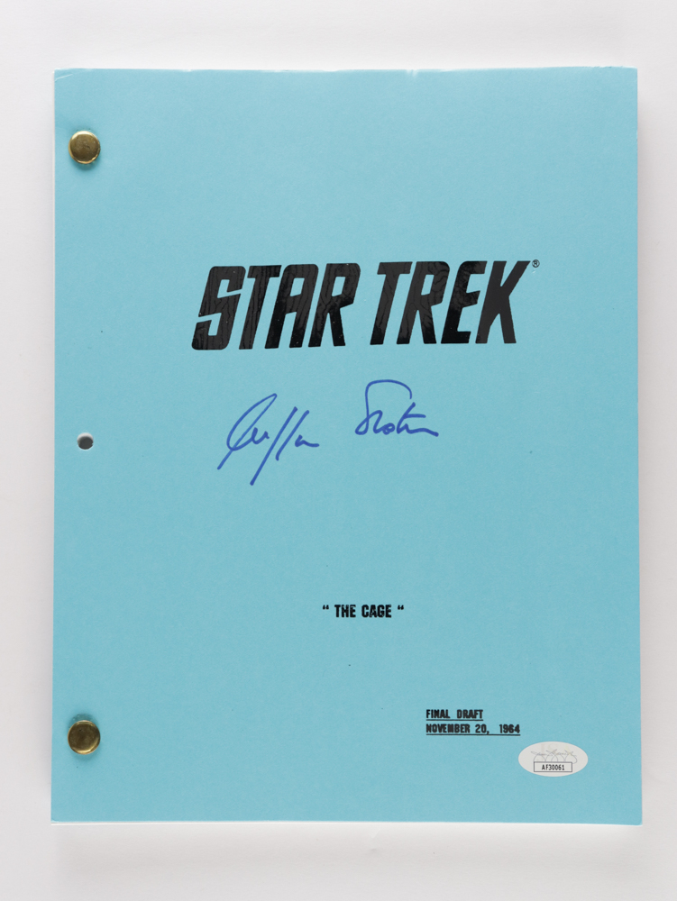 William Shatner Signed "Star Trek" Movie Script (JSA) | Pristine Auction