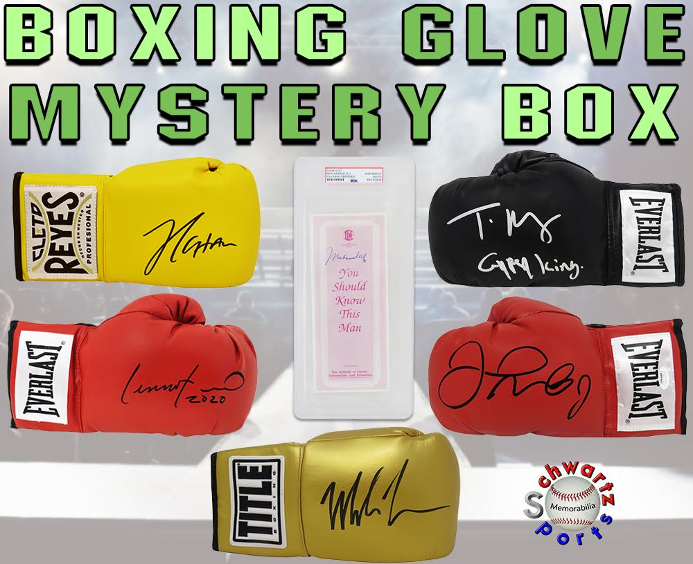 Schwartz Sports Boxing Glove Signed Mystery Box - Series 18 (Limited to ...