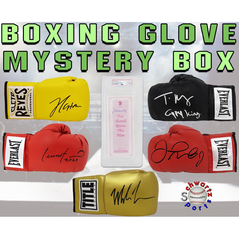 Schwartz Sports Boxing Glove Signed Mystery Box - Series 18 (Limited to ...