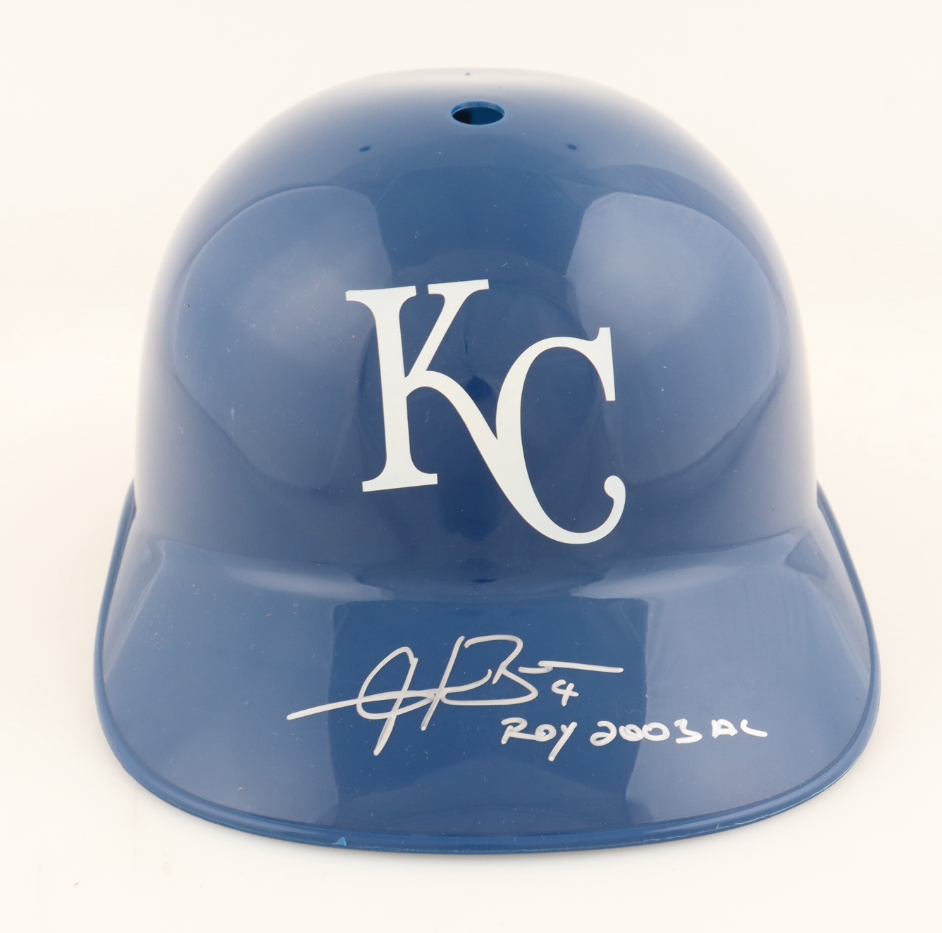 Angel Berroa Signed Royals Full-Size Batting Helmet Inscribed "ROY 2003 AL" (Schwartz ...