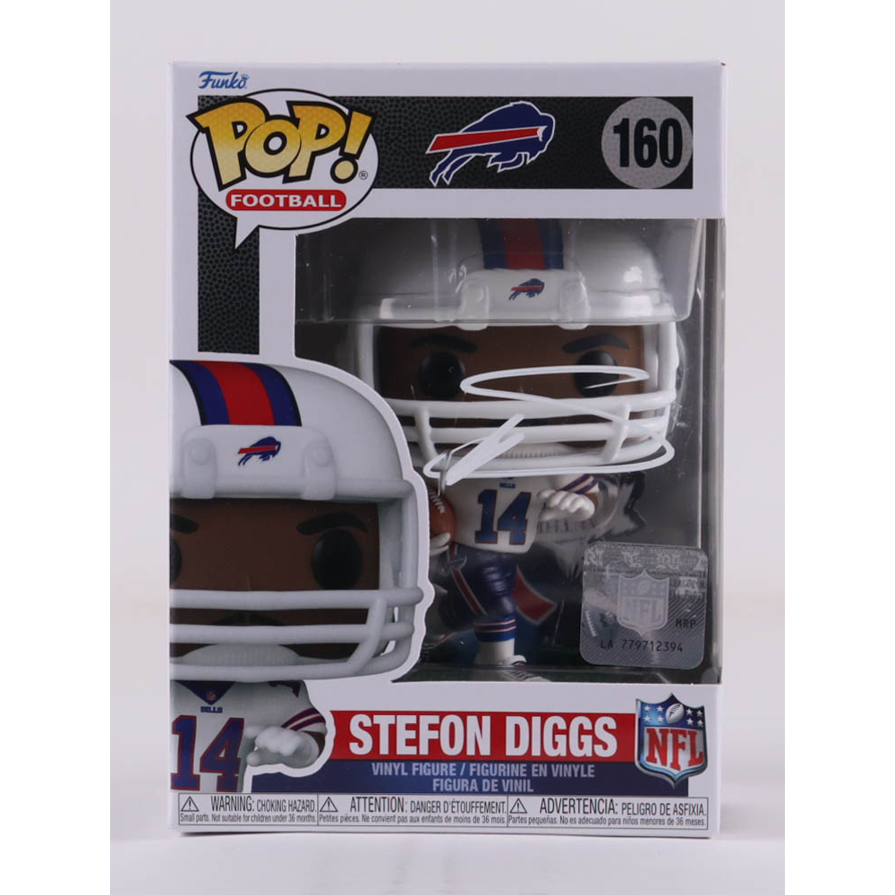 Stefon Diggs Signed Bills #160 Funko Pop! Vinyl Figure (Beckett ...