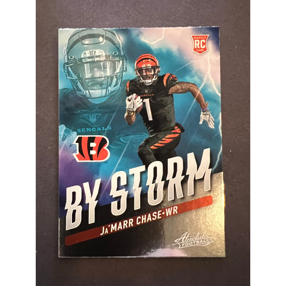 Ja'Marr Chase 2021 Absolute By Storm #5 RC | Pristine Auction