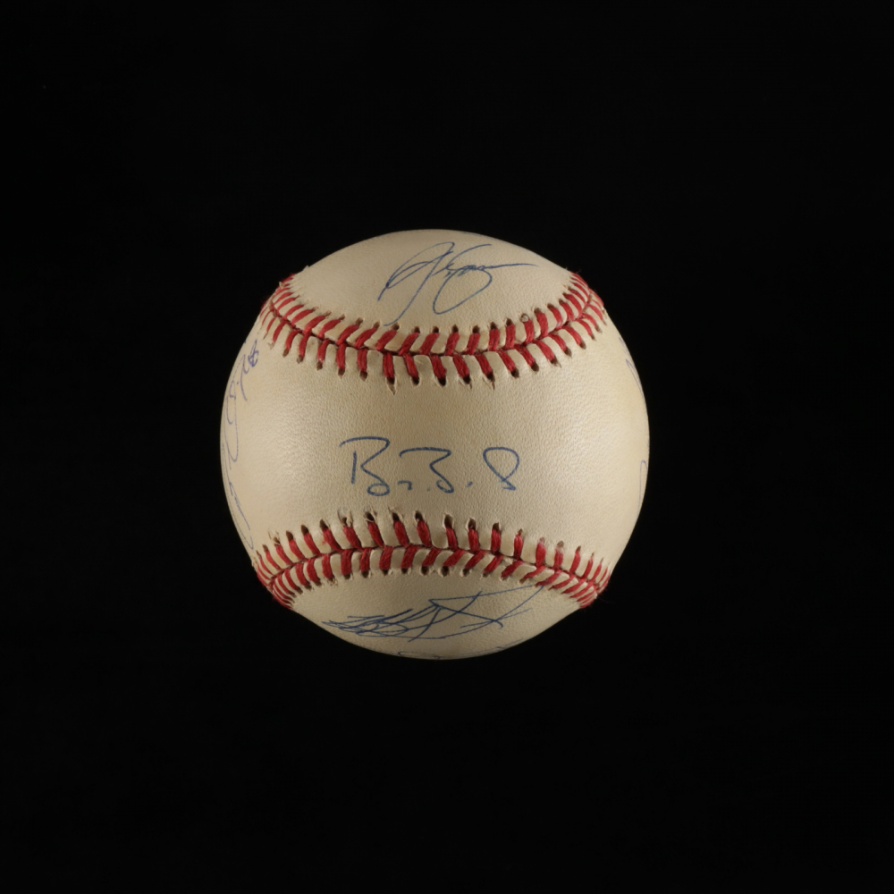 ONL Baseball Signed by (12) with Barry Bonds, JT Snow, Rich Aurilia ...