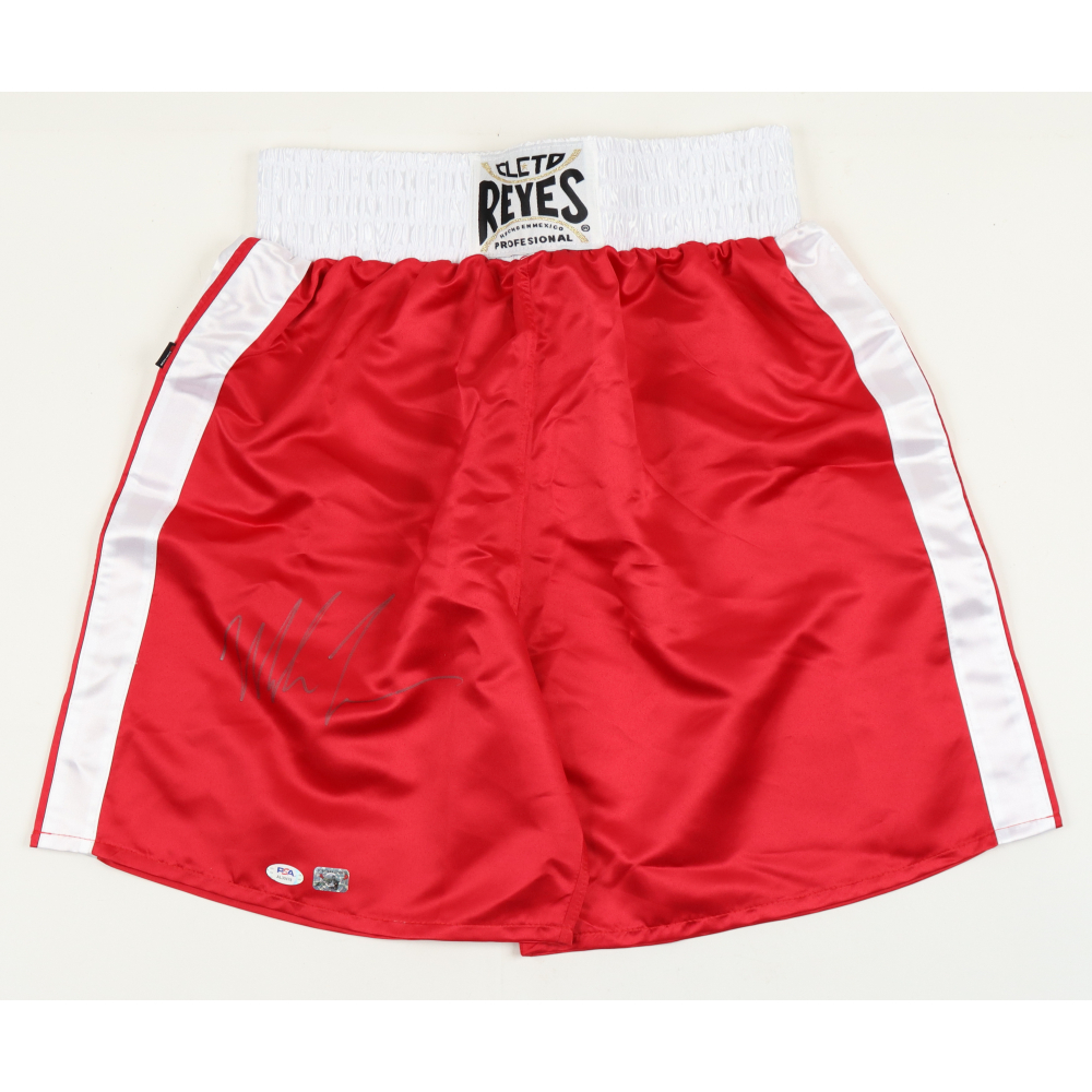 Mike Tyson Signed Cleto Reyes Boxing Trunks (PSA & Tyson) | Pristine ...