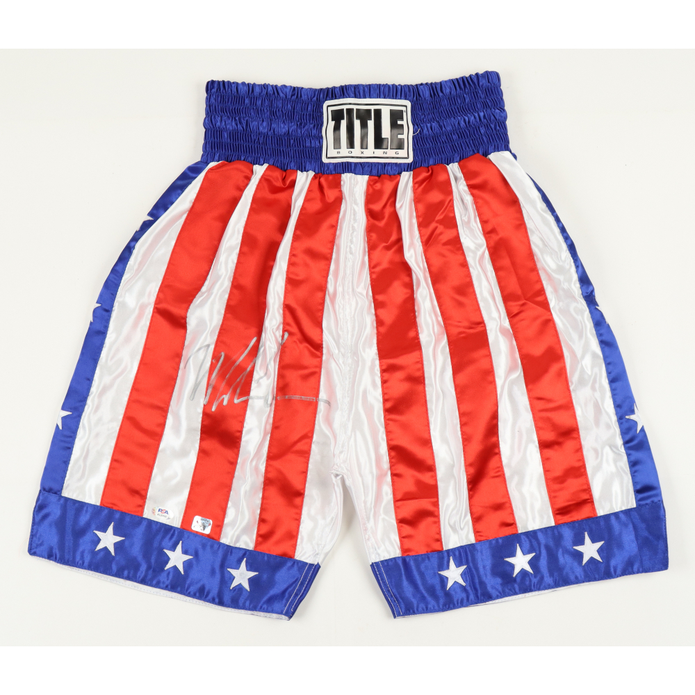 Mike Tyson Signed Title Boxing Trunks (PSA & Tyson) | Pristine Auction