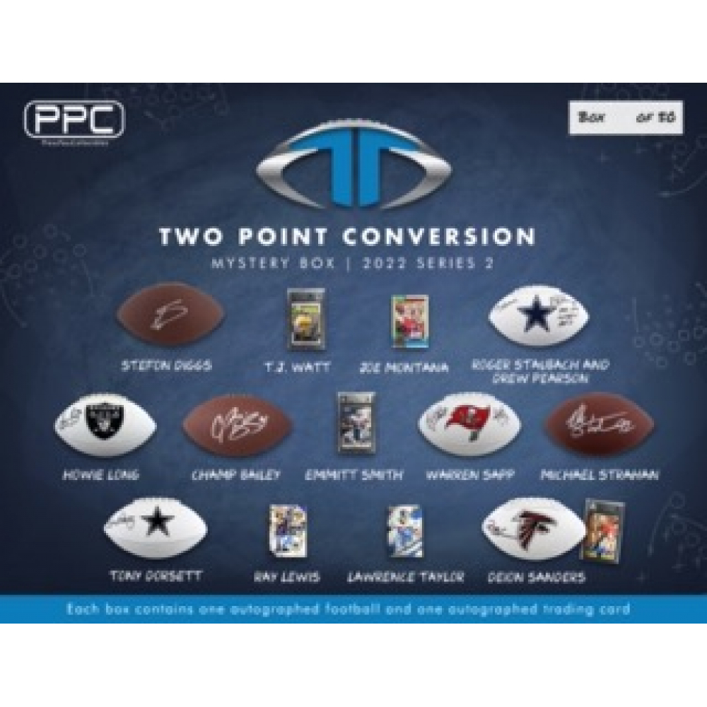 Press Pass Collectibles 2022 Two Point Conversion Mystery Box – Series 2 (Limited to 50 ...