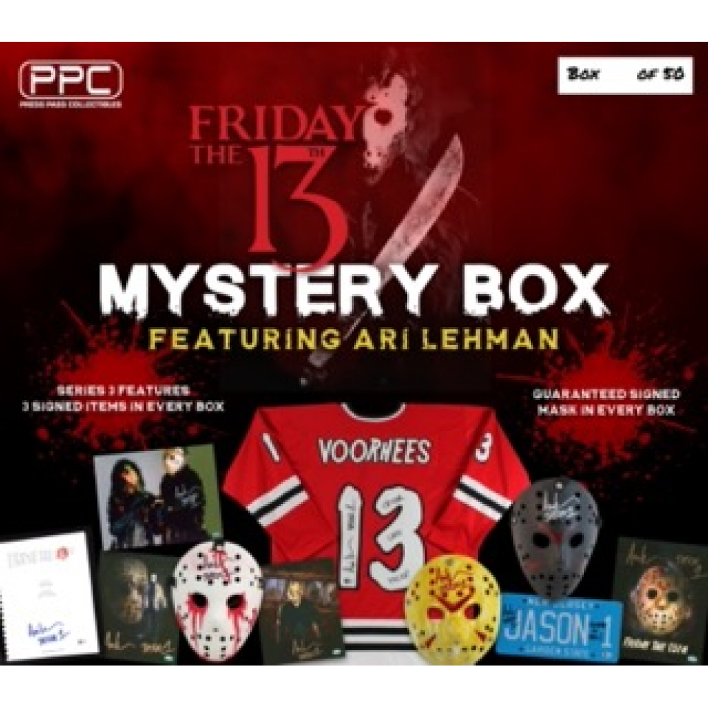 Press Pass Collectibles 2022 "Friday the 13th" Ari Lehman Mystery Box ...
