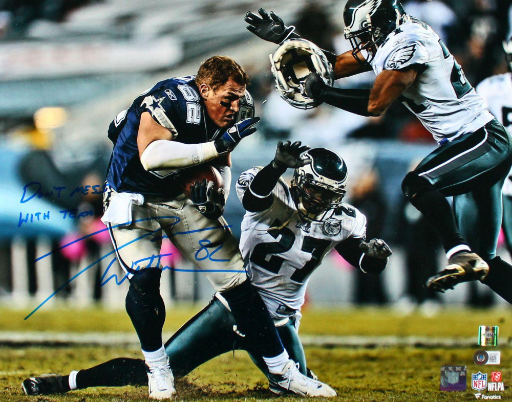 Jason Witten Signed Cowboys 16x20 Photo Inscribed "Don't Mess with ...