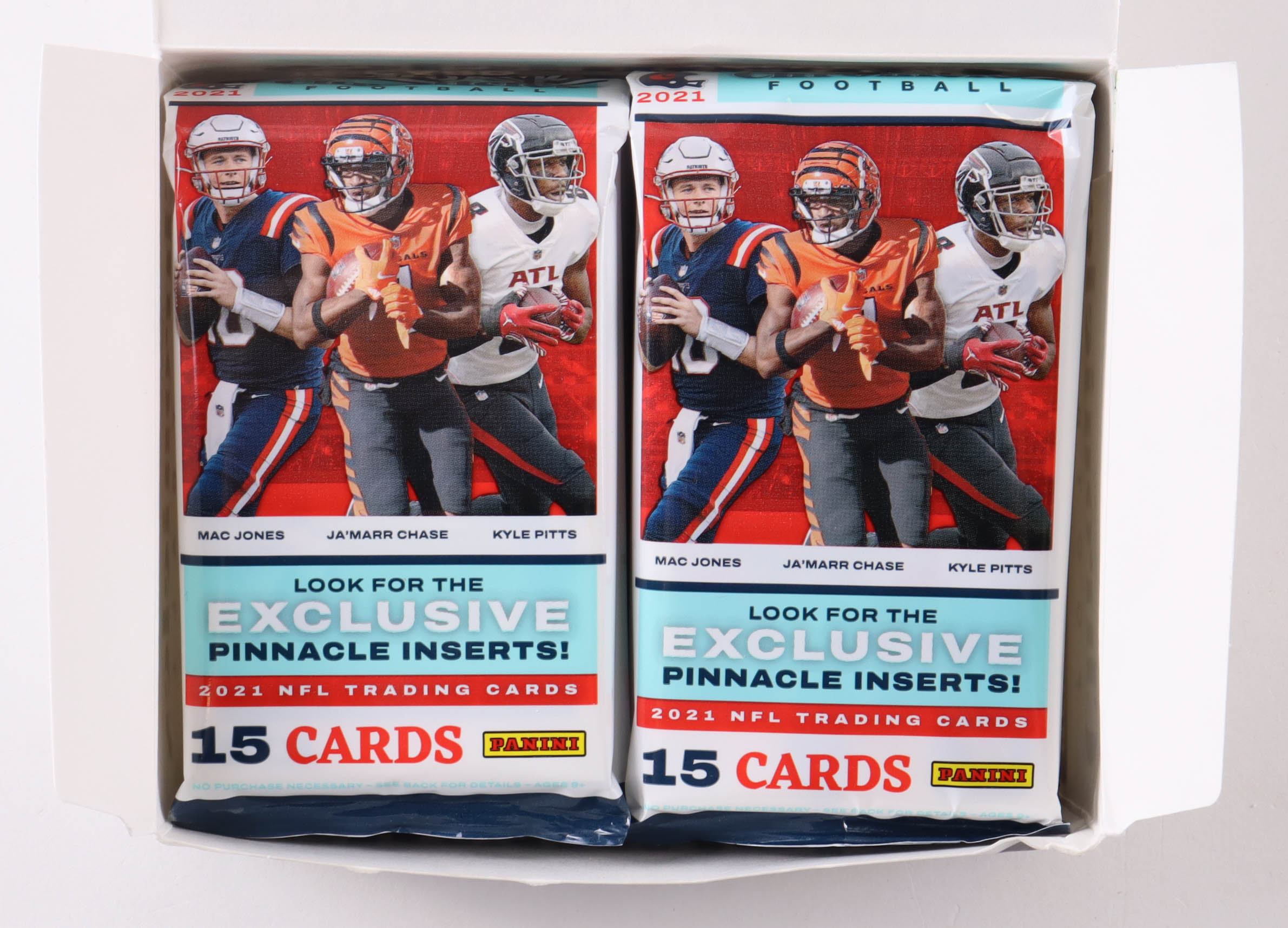 2021 Panini Chronicles Football 15-Card Jumbo Value Box With (12) Packs ...
