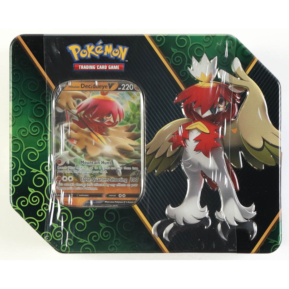 Pokemon TCG: Divergent Powers Tin - Decidueye V | Pristine Auction