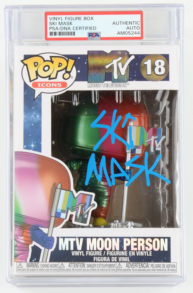 Ski Mask the Slump God Signed "MTV" #18 MTV Moon Person Funko Pop ...