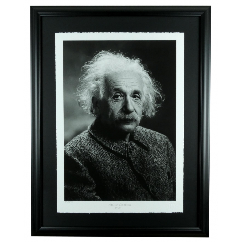 Albert Einstein Custom Framed LE Historical Photo Archive Giclee ...