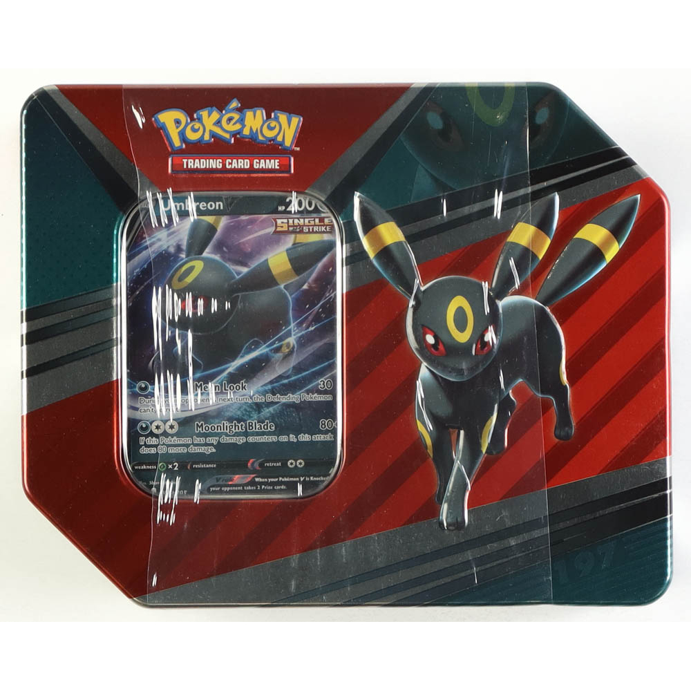 2022 Pokemon TCG: Divergent Powers Tin - Umbreon V with (5) Packs ...