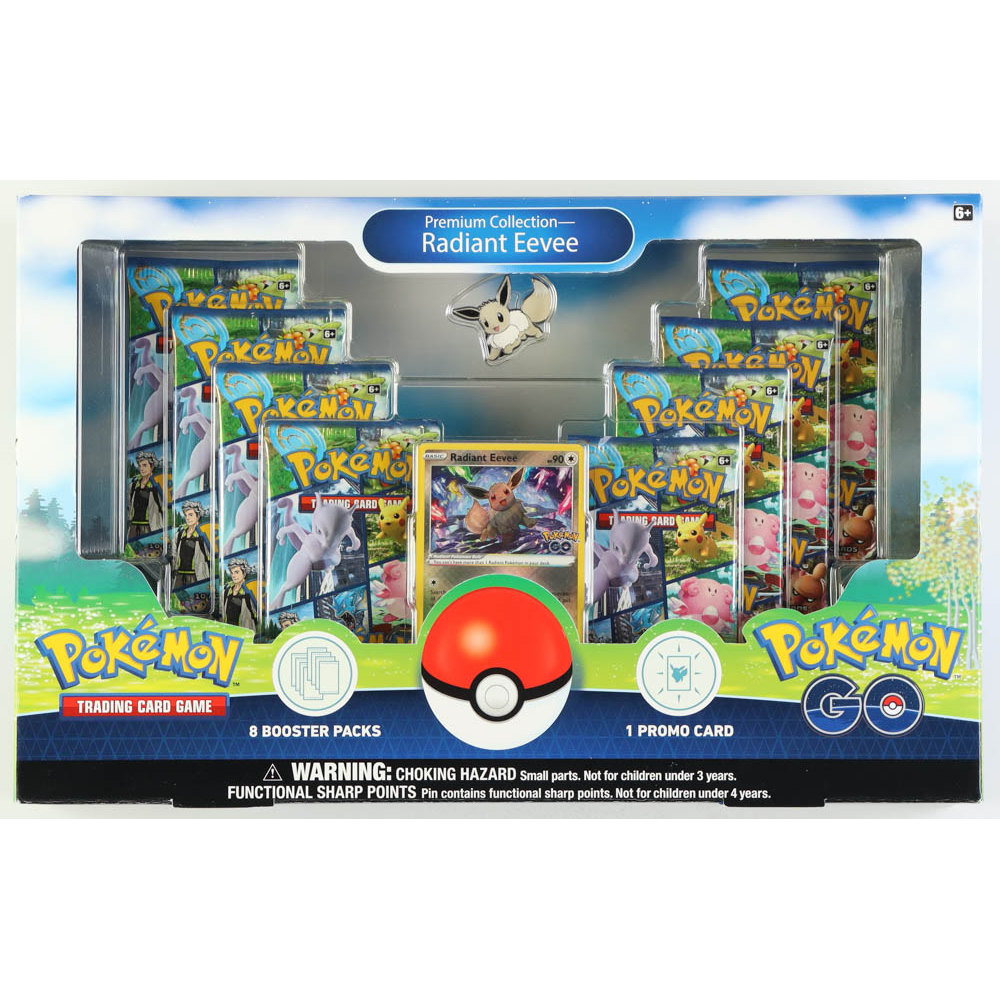 2022 Pokemon TCG: Pokémon GO Premium Collection Radiant Eevee with (8 ...