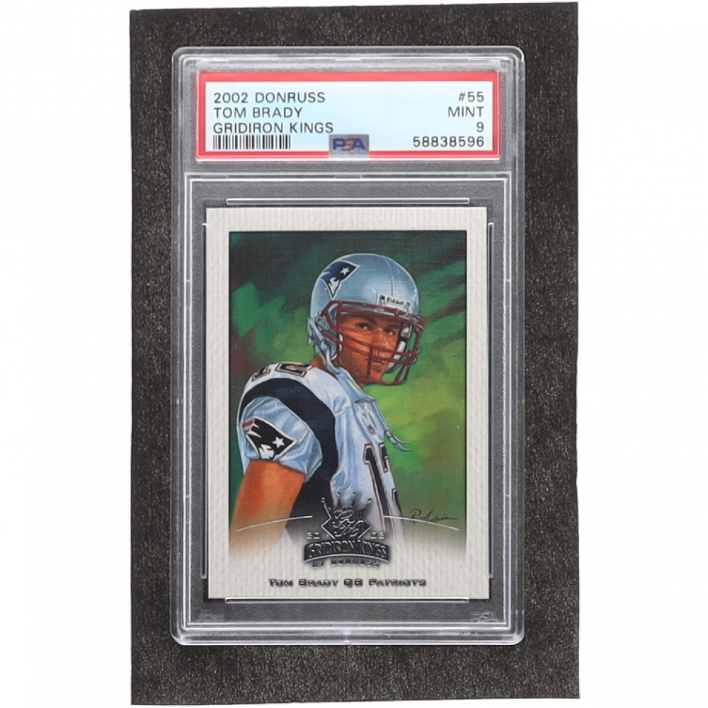 Tom Brady 2002 Gridiron Kings #55 (PSA 9) | Pristine Auction