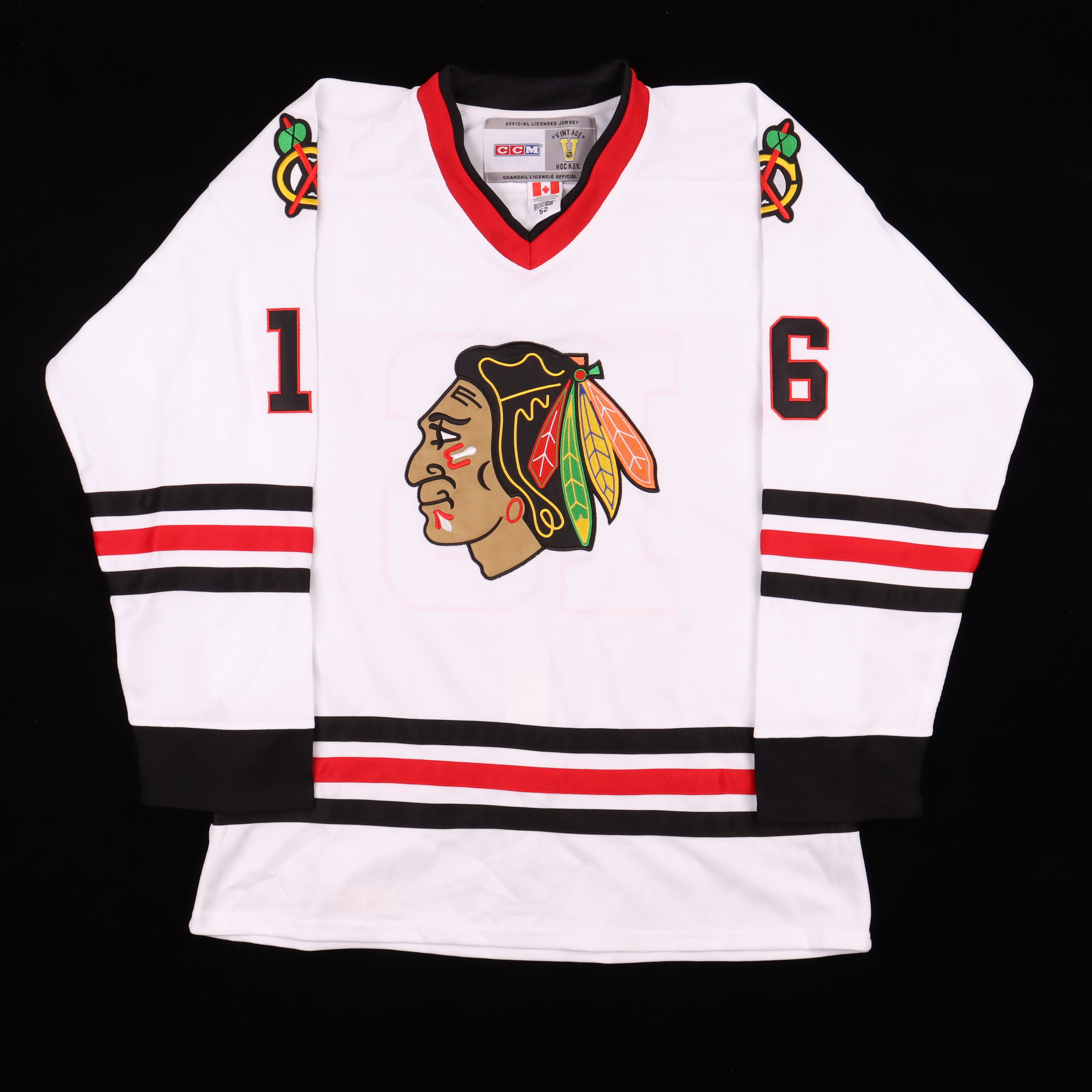 Bobby Hull Signed Blackhawks Jersey Inscribed "1961 Cup Champs", "The ...