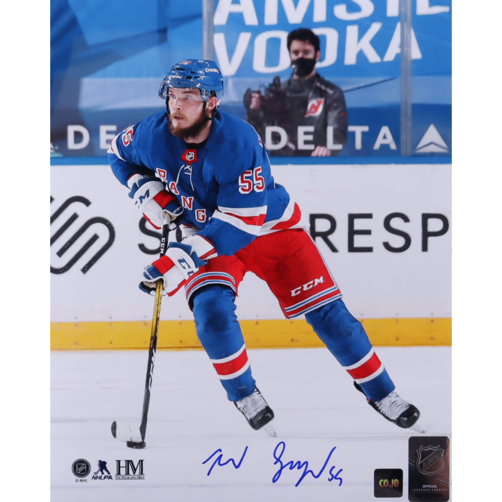 Ryan Lindgren Signed Rangers 8x10 Photo (COJO) | Pristine Auction