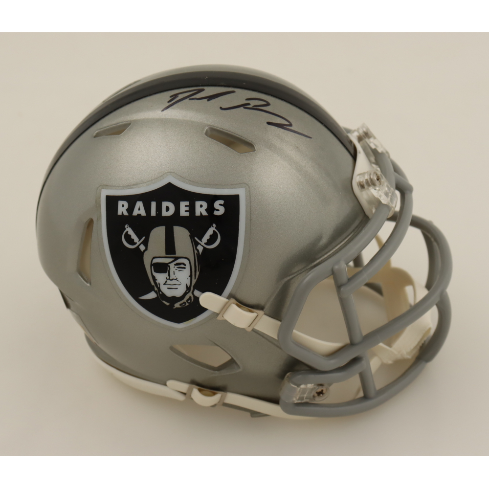 Denzel Perryman Signed Raiders Flash Alternate Speed Mini Helmet (JSA ...