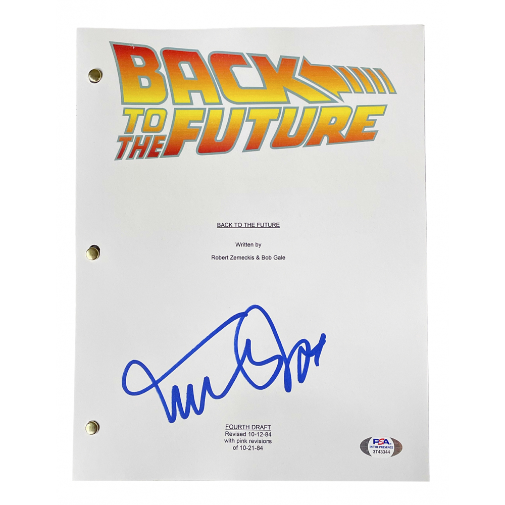 Michael J. Fox Signed "Back to the Future" Movie Script (PSA) | Pristine Auction