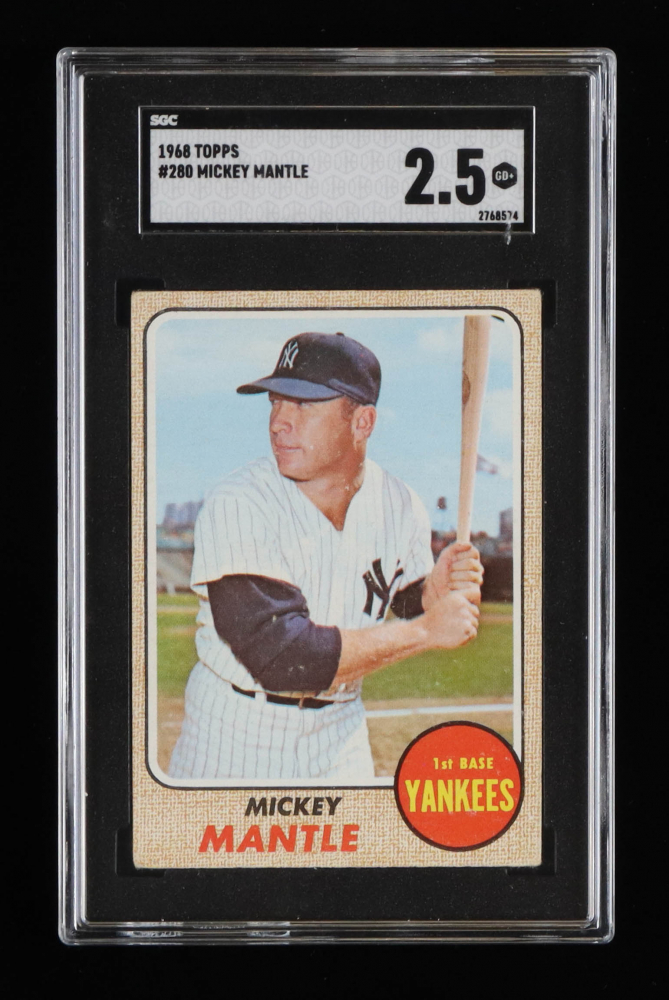 Mickey Mantle 1968 Topps #280 (SGC 2.5) | Pristine Auction