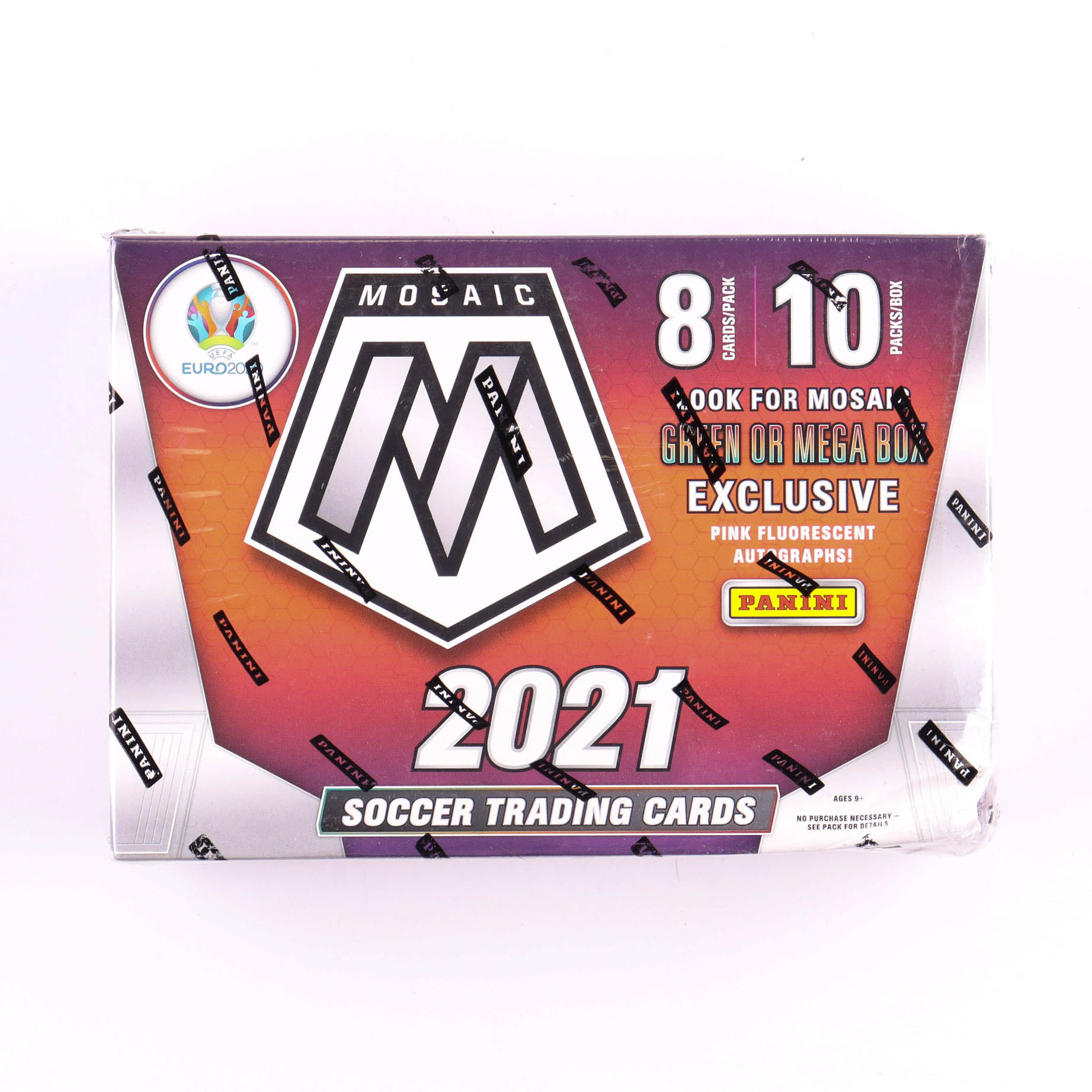 2020/21 Panini Mosaic UEFA Euro 2020 Soccer Mega Box (Pink Fluorescent Parallels) | Pristine Auction