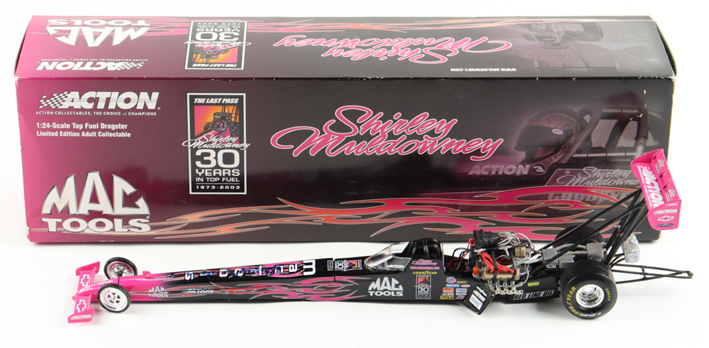 Shirley Muldowney Signed LE Mac Tools 2003 Dragster 1:24 Diecast Car ...
