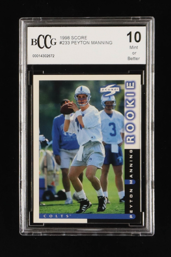 Peyton Manning 1998 Score #233 RC (BCCG 10) | Pristine Auction