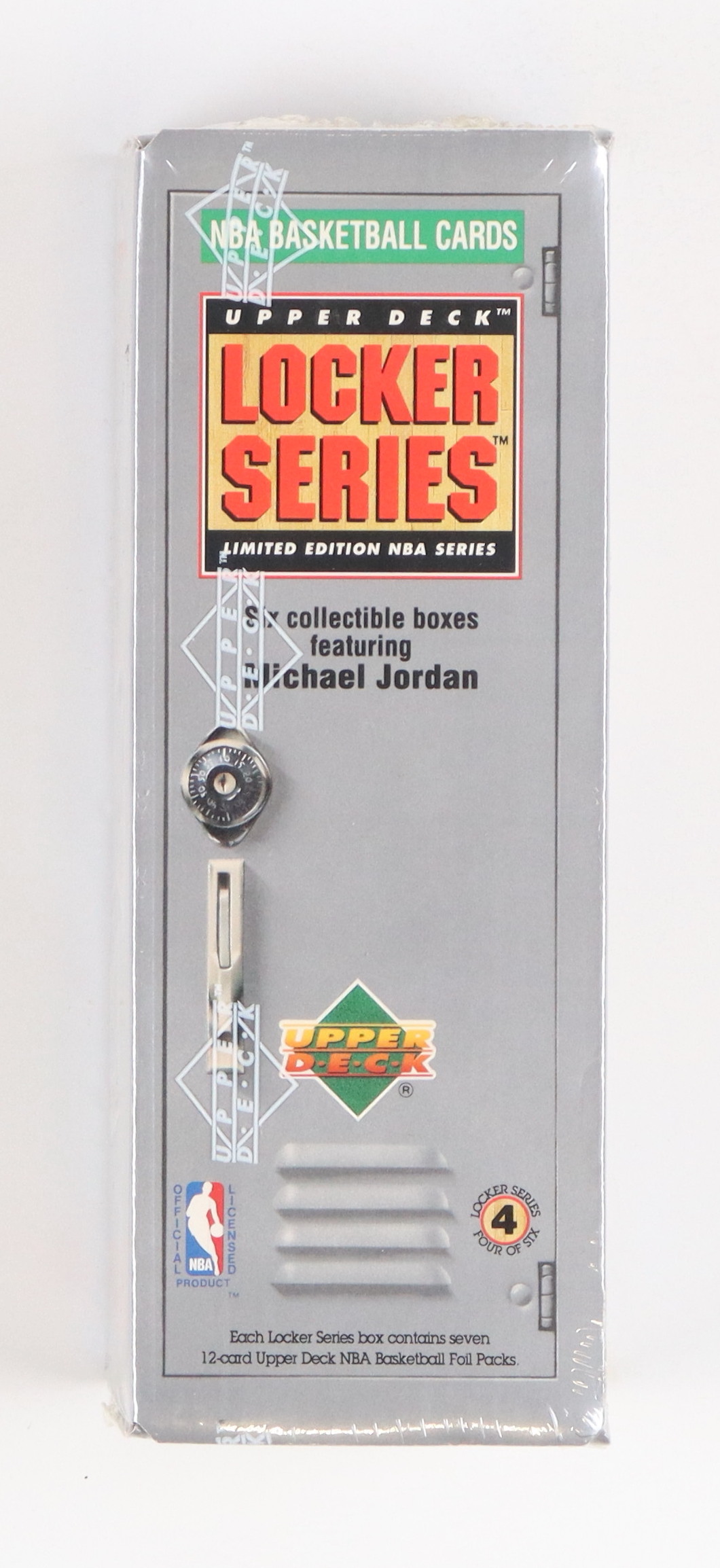 1991 Upper Deck NBA Michael Jordan Locker Series 4 Box with (7) Packs ...