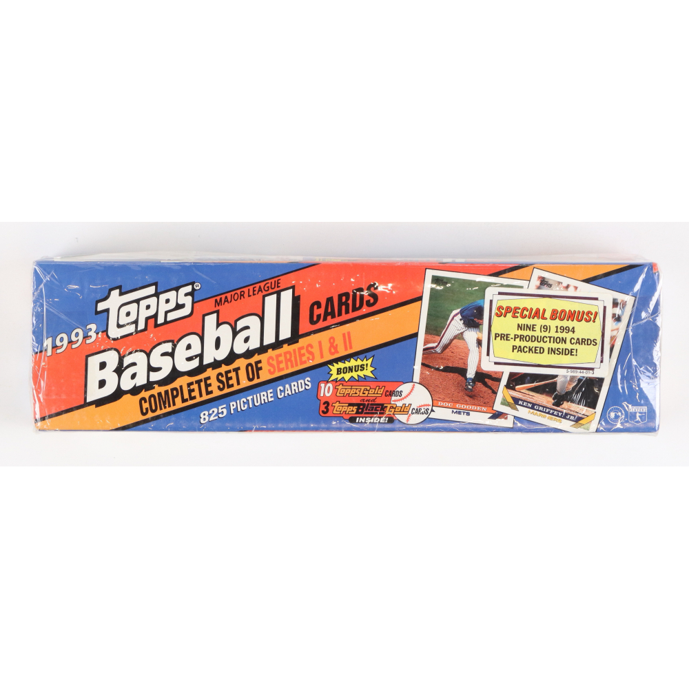 1993 Topps Baseball Complete Set of (825) Cards with Derek Jeter #98 RC ...