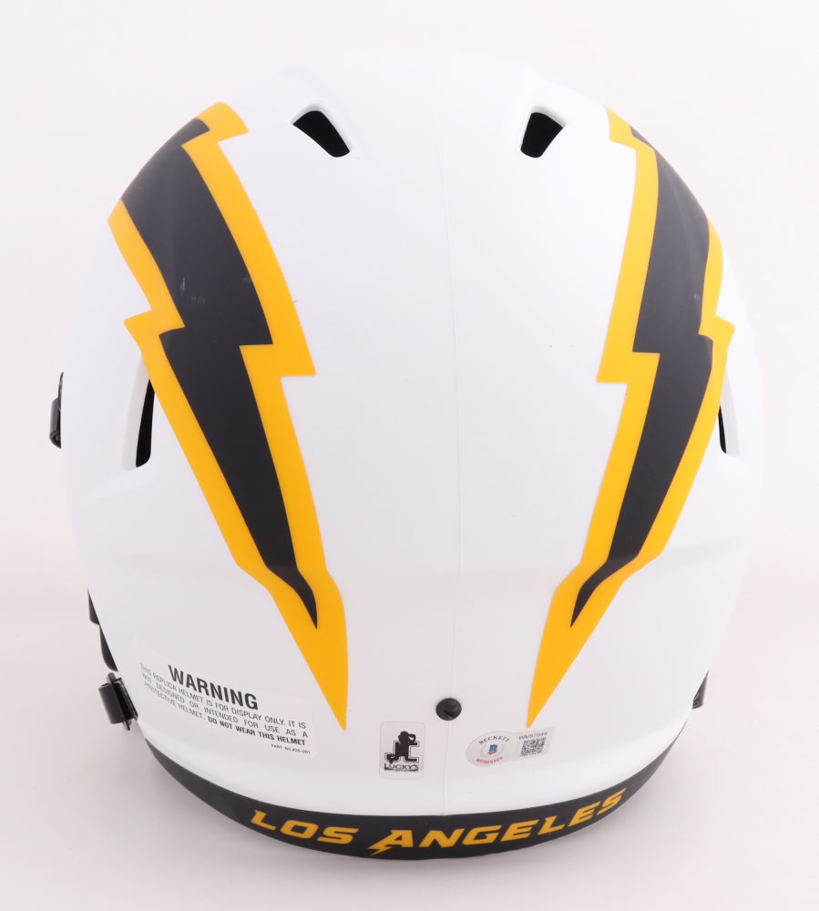 J.C. Jackson Signed Chargers Lunar Eclipse Alternate Speed Helmet ...