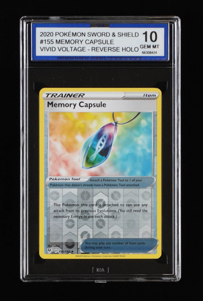 Memory Capsule 2020 Pokemon Sword and Shield Vivid Voltage Reverse Foil ...