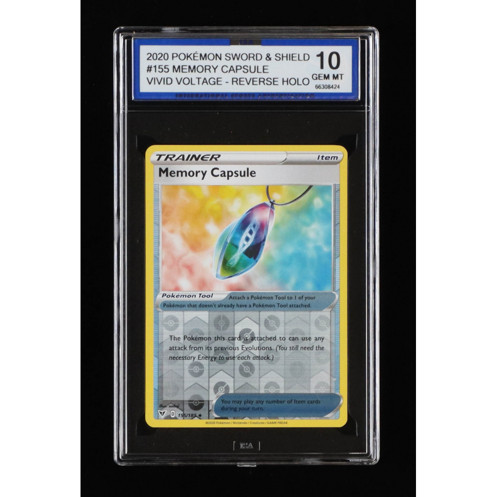 Memory Capsule 2020 Pokemon Sword and Shield Vivid Voltage Reverse Foil ...