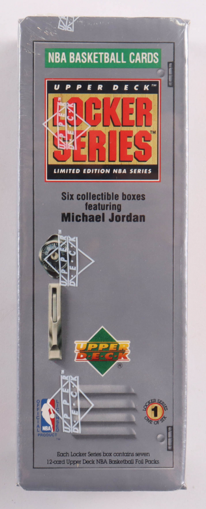 1991 Upper Deck NBA Michael Jordan Locker Series 1 Box with (7) Packs ...