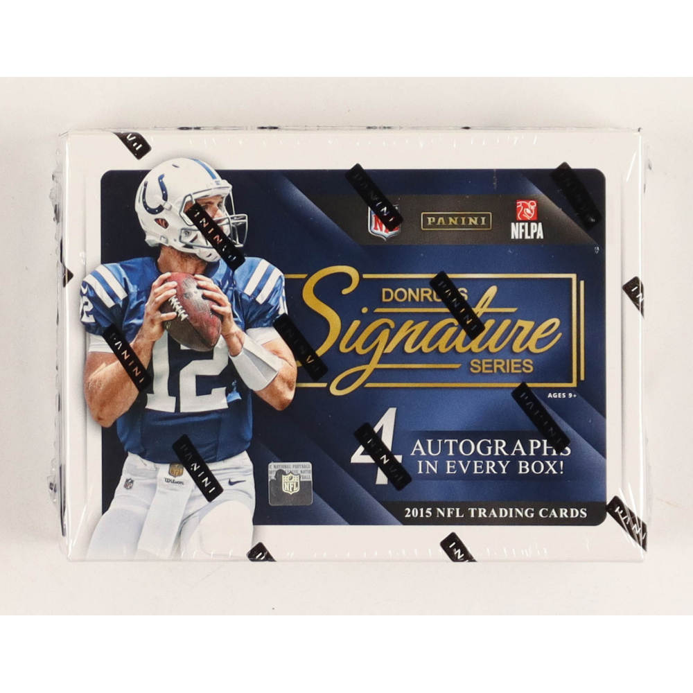 2015 Donruss Signature Series Football Hobby Box with (4) Cards ...