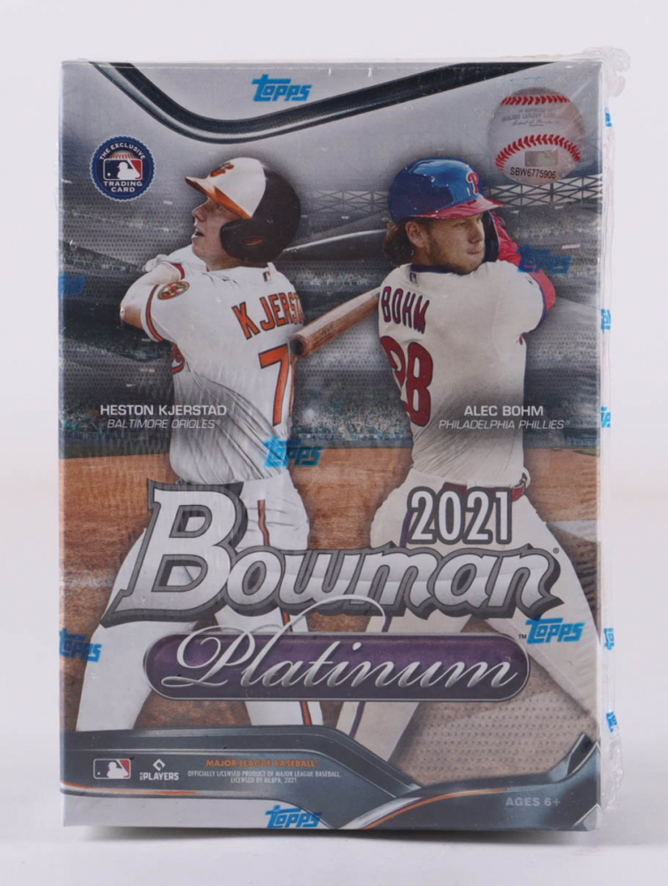 2021 Bowman Platinum Baseball Blaster Box with (8) Packs | Pristine Auction