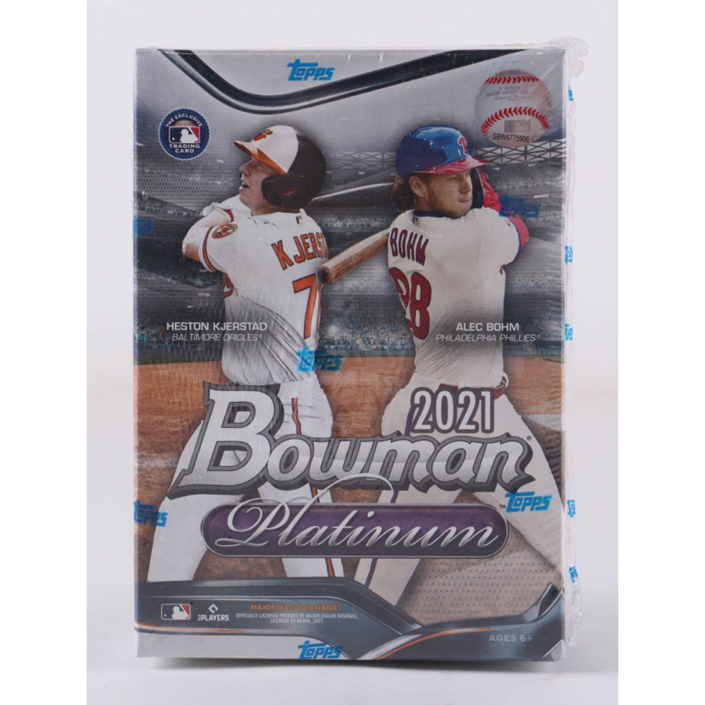 2021 Bowman Platinum Baseball Blaster Box with (8) Packs | Pristine Auction