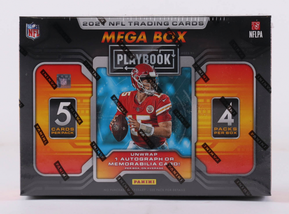 2021 Panini Playbook Football Mega Box with (4) Packs | Pristine Auction