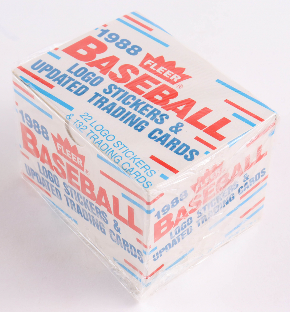 1988 Fleer Updated Baseball Card Box with (132) Cards | Pristine Auction