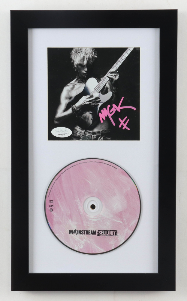 Machine Gun Kelly Signed "Mainstream Sellout" Custom Framed CD Display ...