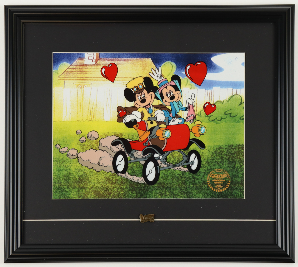 Disney "Nifty Nineties" Mickey & Minnie Mouse Custom Framed Two-Piece ...