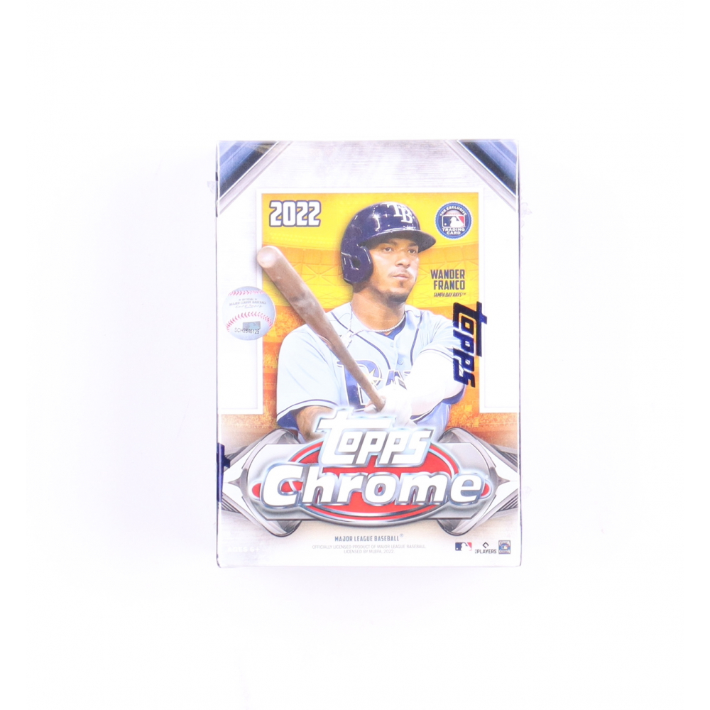2022 Topps Chrome Baseball Blaster Box with (8) Packs | Pristine Auction