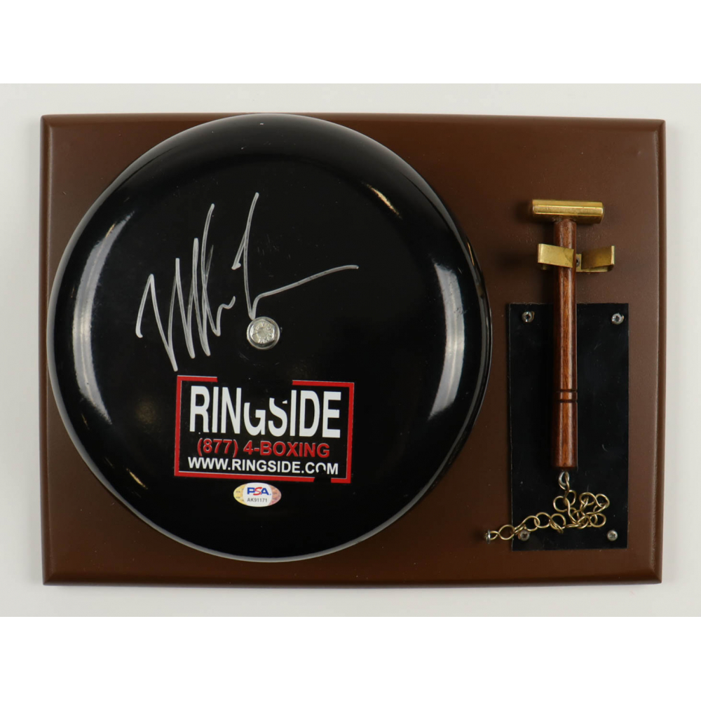 Mike Tyson Signed Authentic Ringside Boxing Bell (PSA & Tyson ...