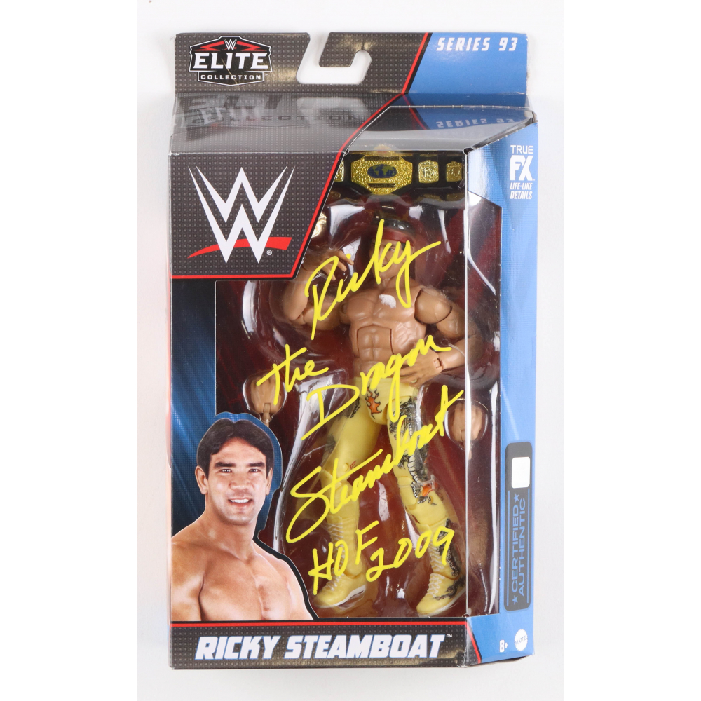 Ricky "The Dragon" Steamboat Signed WWE Elite Collection Series 93 ...