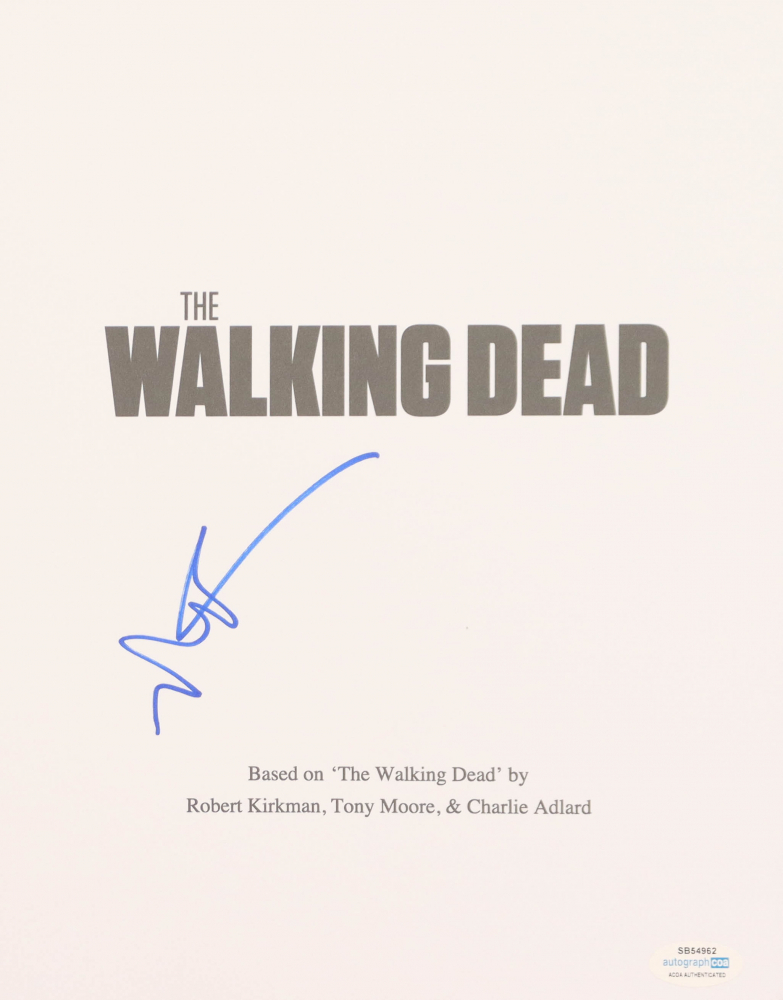 Norman Reedus Signed The Walking Dead 8x10 Photo (AutographCOA ...