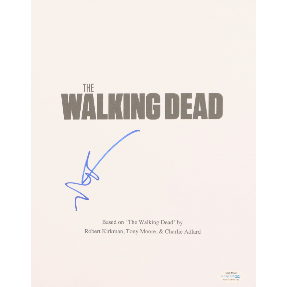 Norman Reedus Signed The Walking Dead 8x10 Photo (AutographCOA ...