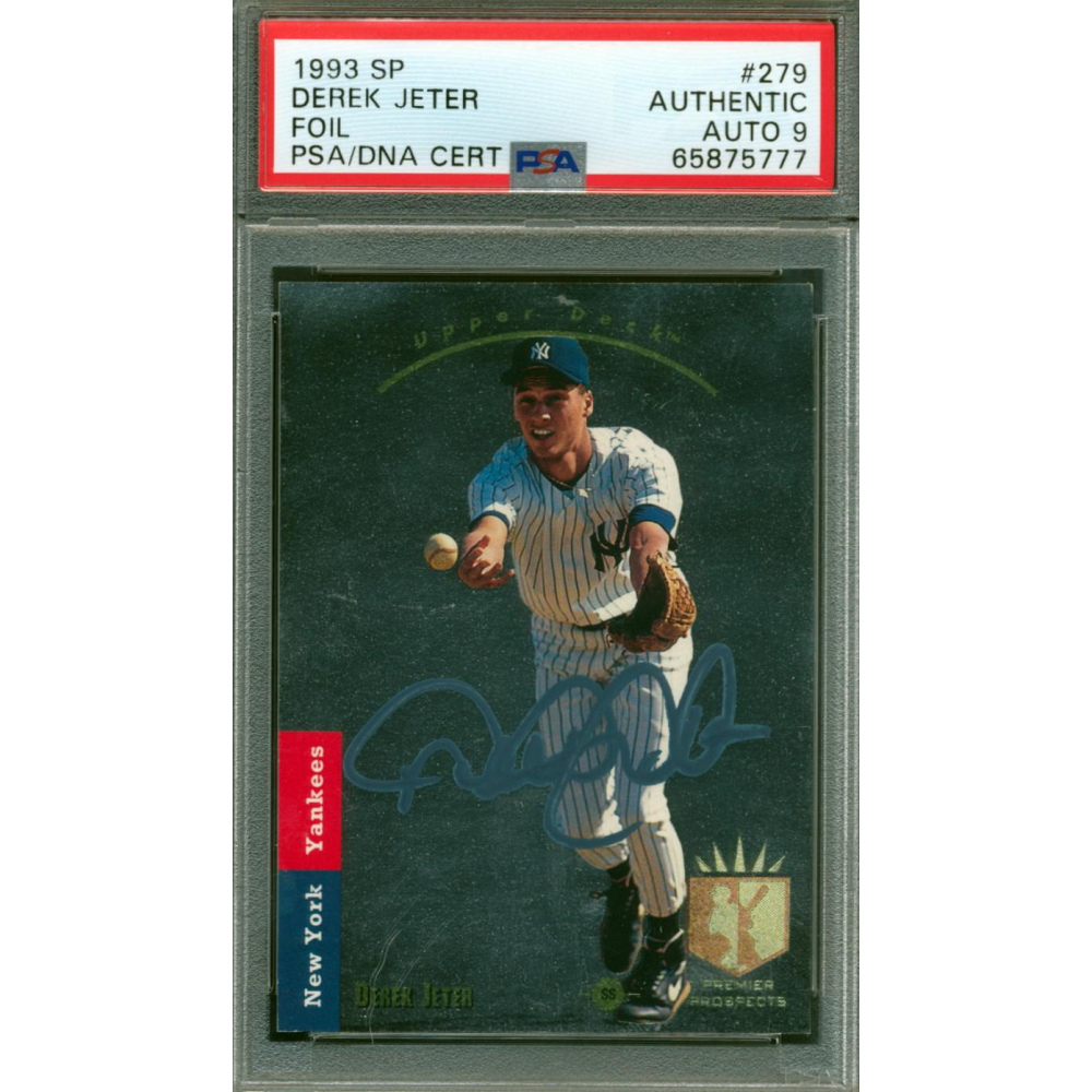 Derek Jeter Signed 1993 SP #279 FOIL RC (PSA) | Pristine Auction