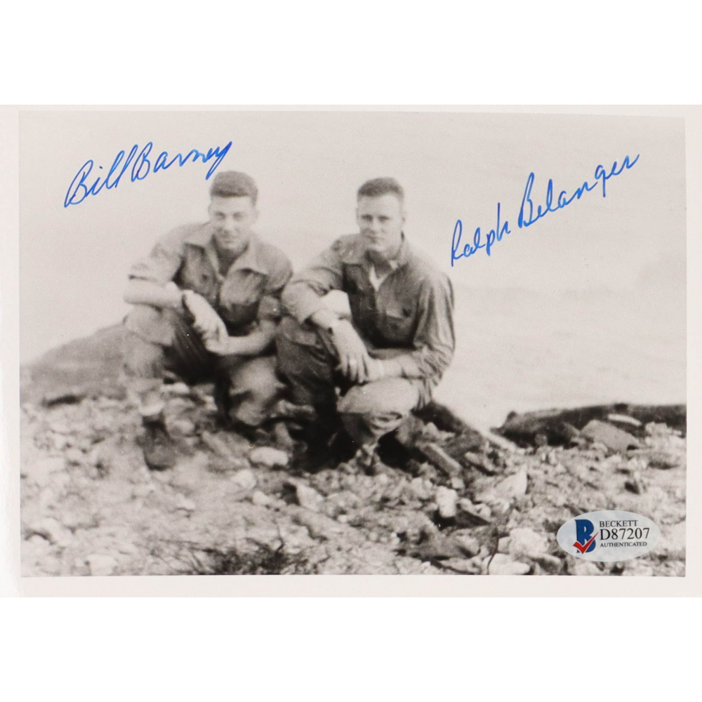 Bill Barney & Ralph Belanger Signed 5x7 Photo (Beckett) | Pristine Auction